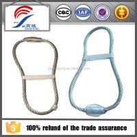 China Precast Concrete Lifting Loop For Thread Lifting Anchor Oval Steel Wire Rope Sling for sale