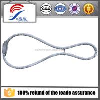 China Precast Concrete Lifting Loop For Thread Lifting Anchor Oval Steel Wire Rope Sling for sale