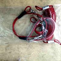 China Retractable PVC Coated Dog Tie Out Cable with 12ft Length and Eco-Friendly Design for sale