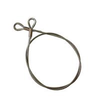 China Two Ends Steel Wire Rope Sling Assembly 7x19 Construction With Thimble for sale