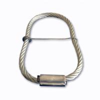 China High Carbon Steel Galvanized Wire Rope Sling with 7.0mm Diameter for Precast Concrete Lifting Cable Assembly for sale