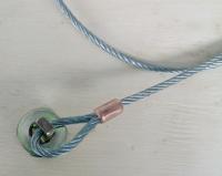 China High Strength Galvanized Steel Wire Rope Sling for Paradropping and Lifting Applications for sale