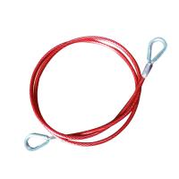 China 7x7 Construction Flemish Eye Wire Rope Sling with Galvanized Surface and 3700lbs Breaking Strength for sale