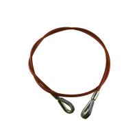 China 7x7 Construction Flemish Eye Wire Rope Sling with Galvanized Surface and 3700lbs Breaking Strength for sale