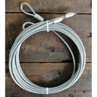 China 7x19 1/8'' Galvanized Garage Door Safety Cable For Torsion Spring for sale