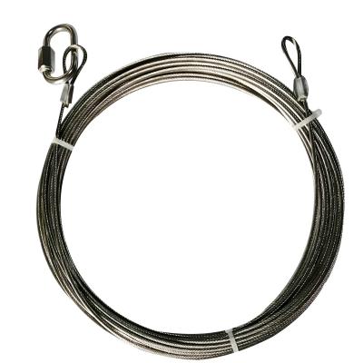 China High Strength Galvanized Wire Rope Sling With Aluminium Sheath for Heavy Duty Lifting for sale