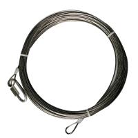 China High Strength Galvanized Wire Rope Sling With Aluminium Sheath for Heavy Duty Lifting for sale