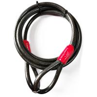 China PVC Coated Galvanized Wire Rope Security Cable Lock with Loop Ends for sale