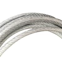 China Hot Selling Customized PVC Coated Steel Wire Rope Pet Outdoor Training Dog Tie Out Cable for sale