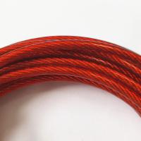 China High Tensile Strength Pet Training PVC Coated Steel Dog Tie Out Cable And Stake for sale