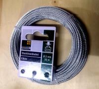 China 2.0mm 7x7 Structure Galvanized Steel Wire Rope with 1770 MPa Tensile Strength for Safe Protection for sale