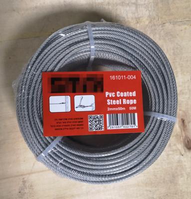 China 7x7 Structure Galvanized Steel Wire Rope High Carbon Steel Cable for sale