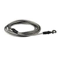 China Heavy Duty PVC Coated High Carbon Steel Dog Tie Out Cable for Pet Restraint and Training for sale