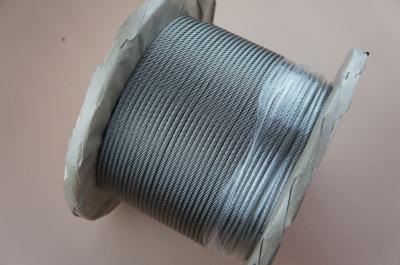 China Galvanized Steel Aircraft Cable with 1770 MPa Tensile Strength, 1000m Length, and GBT20118-2006/DIN3055-72 Standard for sale