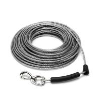 China Heavy Duty Dog Tie Out Cable with 100 Pounds Capacity and 20 Foot Length for Large Dogs for sale