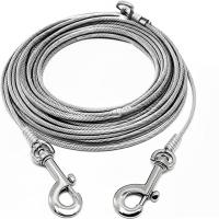 China Heavy Duty 30 Foot Tie Out Cable for Large Dogs with 100 Pounds Capacity and Weather-Resistant Design for sale