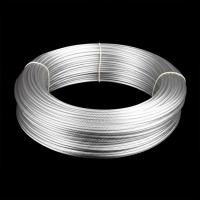 China Clear Vinyl Coated Galvanized Steel Wire Rope 2.0mm Diameter with 1770 MPa Tensile Strength for Safety Protection for sale