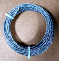 China 2.0mm 7x7 Structure Galvanized Steel Wire Rope for Safe Protection for sale