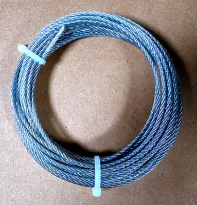 China 2.0mm 7x7 Structure Galvanized Steel Wire Rope for Safe Protection for sale