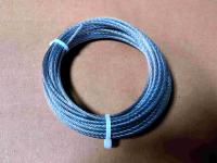 China 2.0mm 7x7 Structure Galvanized Steel Wire Rope with 6m Length for Safe Protection for sale