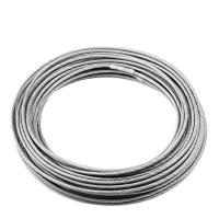 China 2.0mm 7x7 Structure Galvanized Steel Wire Rope for Safe Protection for sale