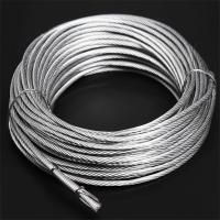 China 2.0mm 7x7 Structure Galvanized Steel Wire Rope with 6m Length for Safe Protection for sale