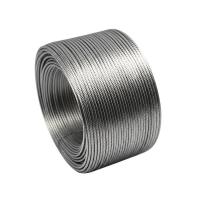China 2.0mm 7x7 Structure Galvanized Steel Wire Rope with 6m Length for Safe Protection for sale