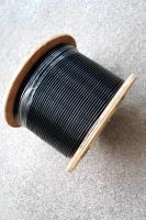 China 7x19 Structure 6mm Black Nylon Coated Gym Cable with 2400 lbs Breaking Strength and 1000m Length for sale