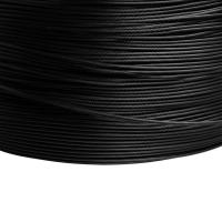 China 7x19 Structure 6mm Black Nylon Coated Gym Cable with 2400 lbs Breaking Strength and 1000m Length for sale