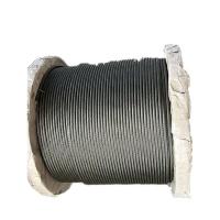 China Flexible Black Carbon Steel Wire Rope Cable in 6mm 8mm 10mm 12mm Sizes with 6x19+IWS Structure for sale
