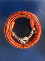 China Heavy Duty Dog Tie Out Cable with 100 Pounds Capacity and 20 Foot Length - Weather-resistant and Rust-proof for sale