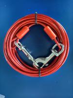 China Heavy Duty Dog Tie Out Cable with 100 Pounds Capacity and 20 Foot Length - Weather-resistant and Rust-proof for sale