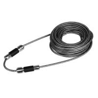 China Heavy Duty Dog Tie Out Cable with 100 Pounds Capacity, 20 Foot Length, and Weather-resistant Steel Construction for Large Dogs for sale