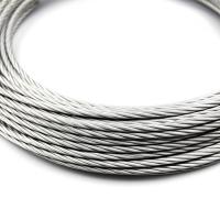 China 2.0mm 7x7 Structure Galvanized Steel Wire Rope for Safe Protection for sale
