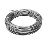 China 2.0mm 7x7 Structure Galvanized Steel Wire Rope with 6m Length for Safe Protection for sale