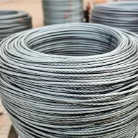 China 2.0mm 7x7 Structure Galvanized Steel Wire Rope with 6m Length for Safe Protection for sale