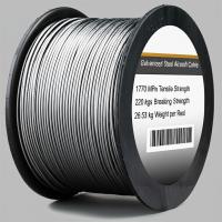 China 1.5mm Diameter 3000m Length 7x7 Structure Galvanized Steel Aircraft Cable for Safety Protection and Binding for sale