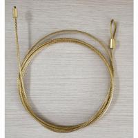 China 7x7 Construction Copper Coated Garage Door Cable Assembly with 1770MPa Tensile Strength Galvanized Steel Wire Rope for sale