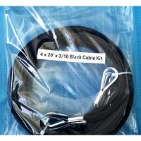 China 20ft 7x19 Construction Galvanized Steel Wire Rope Kit for Safety Applications for sale