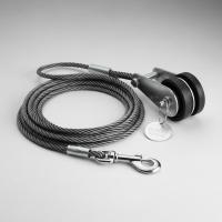 China High Carbon Steel Dog Tie Out Cable with 7x7 Construction and PVC Coated for Outdoor Dog Trolley System for sale