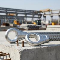 China High Carbon Steel Galvanized Wire Rope Sling with 7.0mm Diameter for Precast Concrete Lifting Cable Assembly for sale