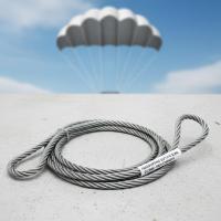 China High Strength Galvanized Steel Wire Rope Sling for Paradropping and Lifting Applications for sale