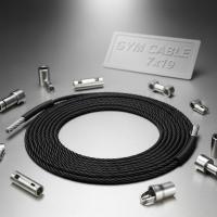 China TPU Coated 7x19 Structure Steel Wire Cable with 1570-1960MPA Tensile Strength for Gym Fittings for sale