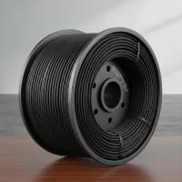 China Black Galvanized Steel Aircraft Cable 3/32