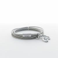 China Heavy Duty Dog Tie Out Cable with 100 Pounds Capacity, 20 Foot Length, and Weather-resistant Steel Construction for Large Dogs for sale