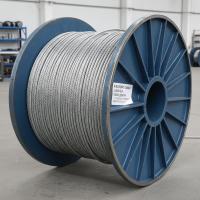 China Galvanized Steel Aircraft Cable 2.0mm Diameter with 1770 MPa Tensile Strength and GBT20118-2006/DIN3055-72 Standard for sale