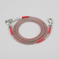 China High Carbon Steel Dog Tie Out Cable with 7x7 Construction and PVC Coated for Outdoor Dog Trolley System for sale
