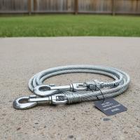China Heavy Duty Dog Tie Out Cable with 100 Pounds Capacity, 20 Foot Length, and Weather-resistant Steel Construction for Large Dogs for sale