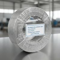 China Galvanized Steel Aircraft Cable 2.0mm Diameter with 1770 MPa Tensile Strength and GBT20118-2006/DIN3055-72 Standard for sale