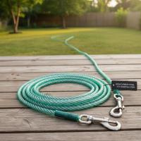 China High Carbon Steel Dog Tie Out Cable with 7x7 Construction and PVC Coated for Outdoor Dog Trolley System for sale
